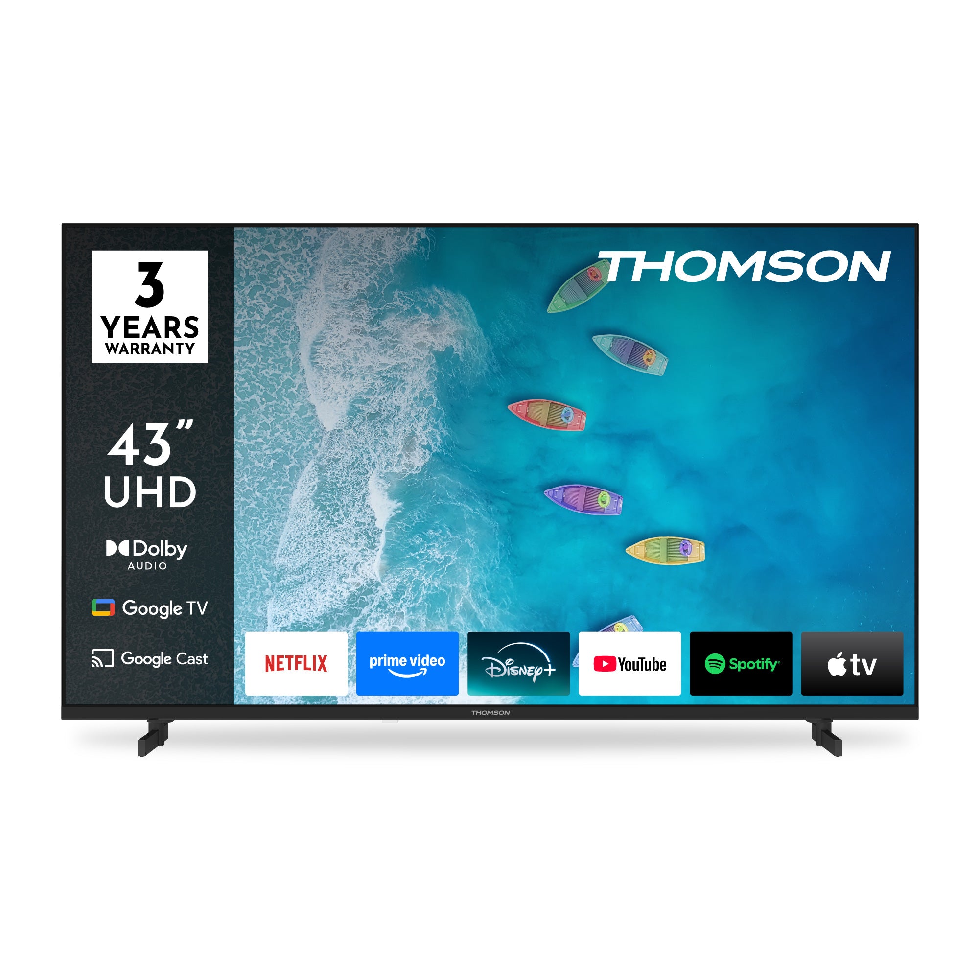 THOMSON Google TV UHD Side Feet