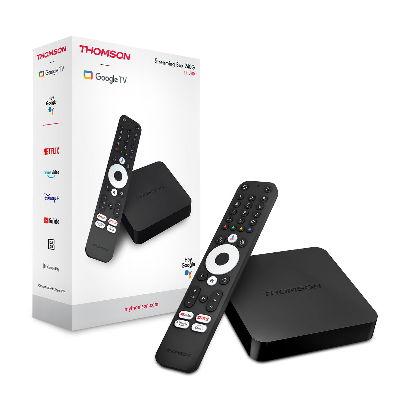Google TV Streamer 4K UHD | THOMSON Smart TV Box 240
