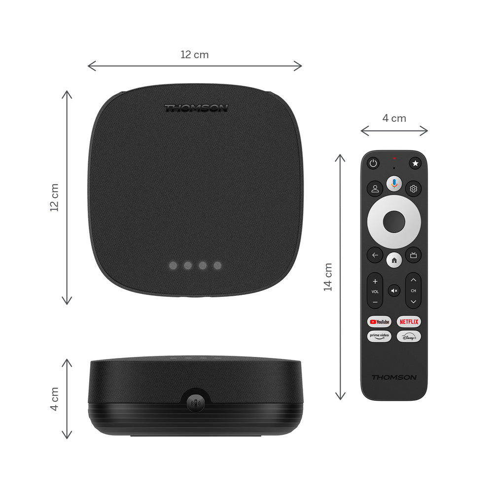 Thomson Streaming Box Plus 270 – 4K Google TV Erlebnis