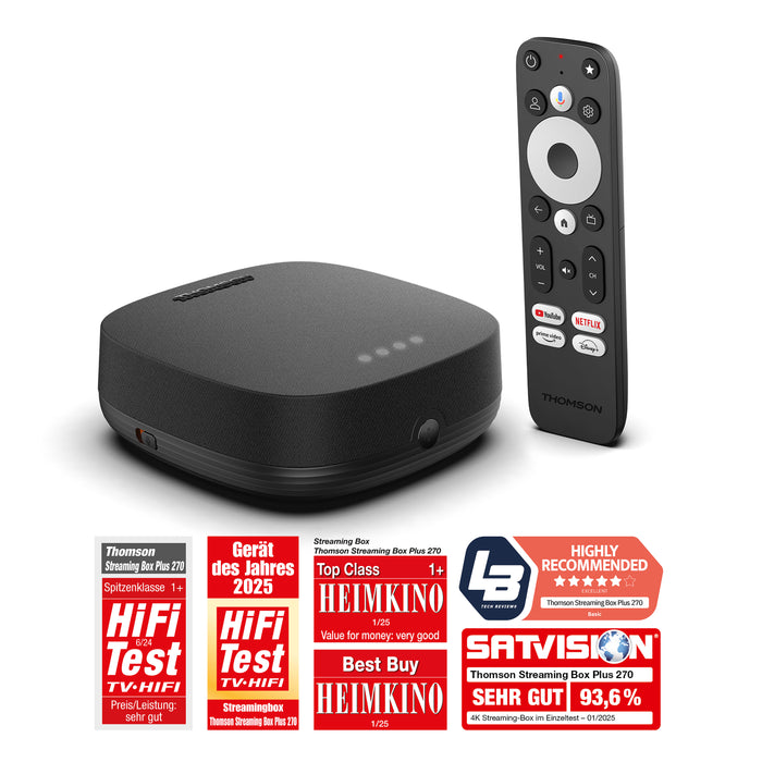 Google TV Streamer 4K UHD | THOMSON Smart TV Box Plus 270